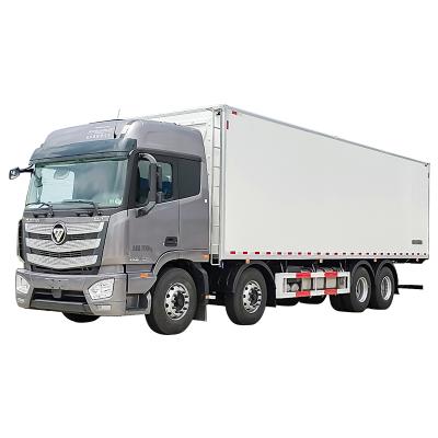 China High Horsepower 8x4 20-ton 30-ton Heavy-duty Refrigerated Truck Long-distance Fruit and Vegetable Cold Chain Transport Truck for sale