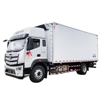 China Gross Vehicle Weight 15-20T Foton Refrigerated Truck for Seafood and White Meat Transportation for sale