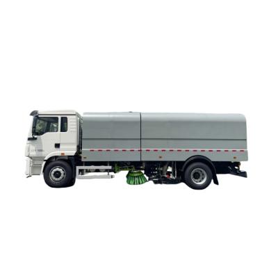 China 18T Electric Road Sweeper Truck Pure Electric Durable with Washing Sweeping Capabilities Now and Custom's Requirement for sale