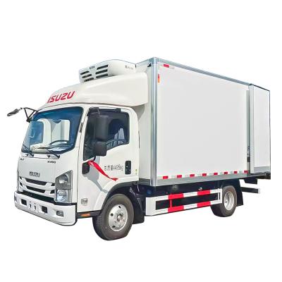 China Isuzu 18 Cubic Meter Refrigerated Truck for Transporting Pork Strips -20 Temperature Diesel Fuel Type for sale