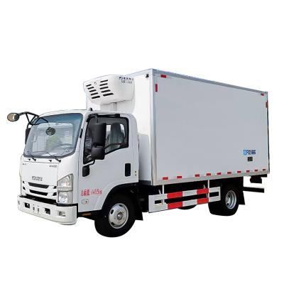 China Isuzu Refrigerated Truck 3 Tons 5 Tons 10 Tons Fresh Meat Refrigerator with Euro 3 Emission Standard for sale