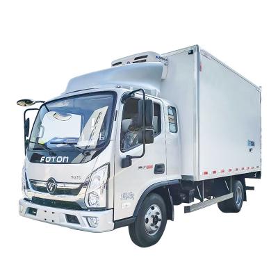 China Frozen Food Transport Made Easy with Foton 4.2 Meters Refrigerated Truck Euro 3 Emission Standard Guaranteed Performance for sale