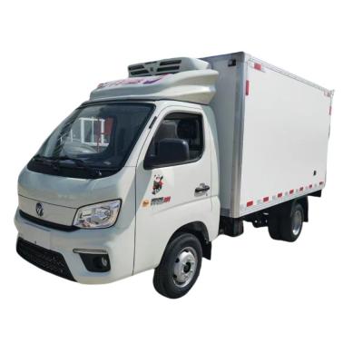 China Top Seller 1.5 Ton Refrigerated Van and Truck for Euro 4 Emission Standard Horsepower 150hp Meat Refrigerated Truck Sale for sale