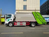China Energy Type Pure Electric Dongfeng Hua God Series Kitchen Waste Collection Truck 4.5 Cubic Meter for sale