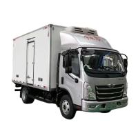 China Urban Transportation Foton 4X2 Refrigerated Truck with Euro 4 Emission Standard Engine Capacity 4L for sale