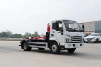 China Pure Electric Green Card Hook Arm Garbage Truck by Advanced Yuejin for Streamlined Waste Collection for sale