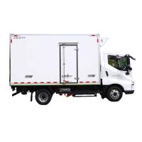 China 4L Engine Capacity Gasoline Refrigerated Fresh Transport Vehicle Reefer Freezer Cold Box Truck for Customer Requirements for sale