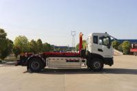 China Small Dongfeng Electric Hook Arm Garbage Truck for sale