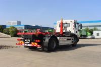 China Small Dongfeng Electric Hook Arm Garbage Truck for sale