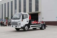 China Energy Type Pure Electric Green Card Hook Arm Garbage Truck for Custom's Requirement in Yuejin Energy for sale