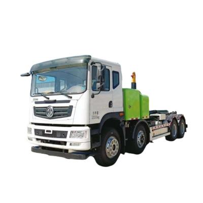 China Energy Type Pure Electric Hook Arm Garbage Truck for Custom's Requirement in Eco-Friendly Waste Collection Streamlinin for sale