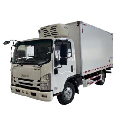 China 1SUZU 4*2 5 Tons Refrigerator Truck Freezer Refrigerator Box Transport Truck for sale