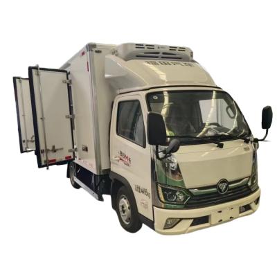 China Customizable FOTON 8 Ton Van Body Refrigerated Truck with Hook Carrier and Custom Dimensions L x W x H mm 3370 for sale
