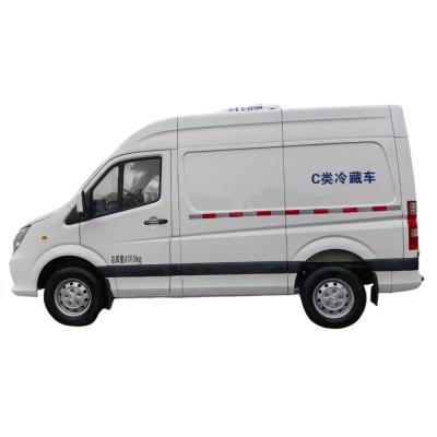 China 150hp Foton Toano Refrigerated Box Truck Minibus Style Freezer Vehicles Cold Chain Truck for sale