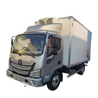 China Foton 4x2 Small Refrigerator Truck Gasoline Fuel Type Cold Chain Transport Vehicle for sale