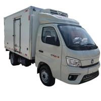 China 122HP 3.12m 4X2 Refrigerated Freezer Truck Van Gasoline Foton Xiangling M1 Truck for sale