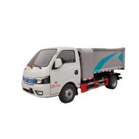 China Self Loading Self Discharging Garbage Truck Powered by Pure Electric for sale