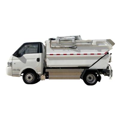 China Pure Electric Self Loading Dump Truck For Electric Trash Collection for sale