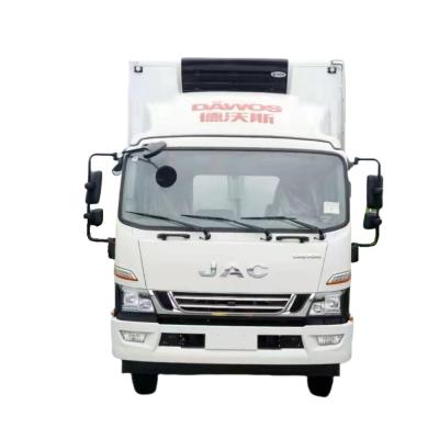 China 5 Ton JAC Refrigerated Box Truck 19CBM Cold Chain Transport Vehicle for sale