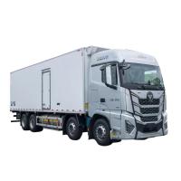 China Foton 8.5m 3 Axis 6x2 Refrigerated Box Truck Gasoline Fuel Type Euro 4 for sale