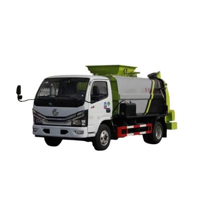 China 6m3 Pure Electric Side Loading Compactor Kitchen Garbage Truck with Eco-Friendly Operation for sale