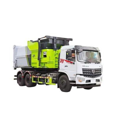 China Pure Electric Energy Type Used Lift Hook Bin Rubbish Truck on Howo Chassis 4x2 for Custom's Requirement and Cheaper for sale
