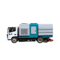 China Perfect Urban Street Cleaning Sanitation Custom's Requirement Pure Electric Tailor-Made 4x2 Dongfeng Vacuum Sweeper Truck for sale