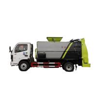China Pure Electric 6CBM Waste Collection Vehicle with Kitchen Garbage Bucket Loader Custom's Requirement and Dongfeng 4x2 for sale