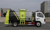 China Pure Electric 6CBM Waste Collection Vehicle with Kitchen Garbage Bucket Loader Custom's Requirement and Dongfeng 4x2 for sale