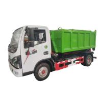 China Energy Type Pure Electric Hook-arm Dustbin Truck Stainless Steel Hook Lift Garbage Transfer Vehicle for sale