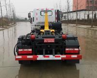 China Energy Type Pure Electric Hook-arm Dustbin Truck Stainless Steel Hook Lift Garbage Transfer Vehicle for sale