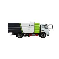 China Pure Electric Outdoor Sanitation Cleaning Truck 8CBM Vacuum Road Sweeper Truck for sale