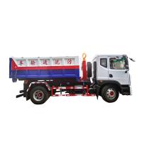 China Custom's Preferred Choice Pure Electric Dongfeng Bin Hauling Garbage Compactor Truck for Waste Management for sale