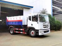 China Custom's Preferred Choice Pure Electric Dongfeng Bin Hauling Garbage Compactor Truck for Waste Management for sale