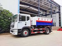 China Custom's Preferred Choice Pure Electric Dongfeng Bin Hauling Garbage Compactor Truck for Waste Management for sale