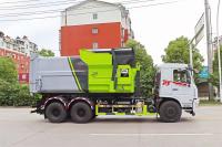 China Energy Type Pure Electric 18CBM Hydraulic Hook Lift Rear Loading Trash Bin Waste Collection Vehicle for Waste Management for sale