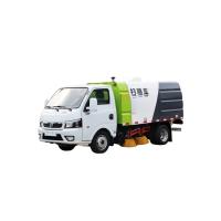 China Dongfeng Tuyi Sanitation Cleaning Truck Pure Electric Blue 3.5 Square Road Sweeper for sale