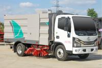 China Pure Electric 5.5 Square Dongfeng Furica Road Sweeper Road Maintenance Car Sweeping Truck for sale