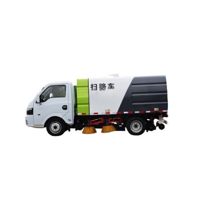 China Blue Dongfeng Tuyi Road Sweeper 2 Dustbins 2 Square Clean Water Tanks Pure Electric Energy Type for sale
