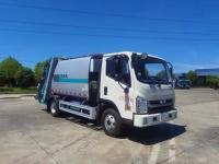 China Euro 4 Emission Standard and Manual Transmission Type Foton H2 Compressed Garbage Truck for Basement Waste Management for sale