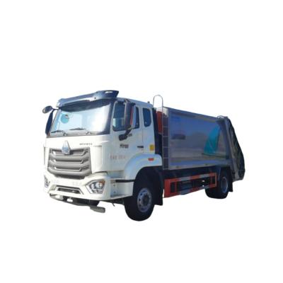China Weichai 220 Horsepower Euro 4 Howo 14 Square 15 Square 16 Square Compressed Garbage Truck for sale