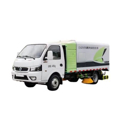 China Pure Electric Road Sweeper Truck 4x2 Street Vacuum Cleaner for Eco-Friendly Cleaning for sale