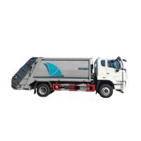 China Diesel Garbage Pickup Truck Crushing and Loading Domestic Garbage with Powerful Compressed Truck for sale