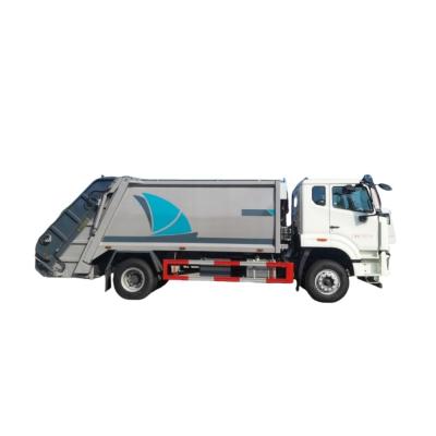 China Diesel Garbage Pickup Truck Crushing and Loading Domestic Garbage with Powerful Compressed Truck for sale