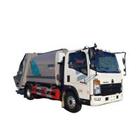 China Manual Transmission Sinotruk Howo Garbage Truck Post-loading Truck with Weichai 140 HP Compression Euro 4 for sale