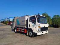 China Manual Transmission Sinotruk Howo Garbage Truck Post-loading Truck with Weichai 140 HP Compression Euro 4 for sale