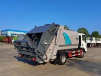 China Manual Transmission Sinotruk Howo Garbage Truck Post-loading Truck with Weichai 140 HP Compression Euro 4 for sale