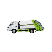 China Basement Collection Made Simple Dongfeng Tuyi 5.5 square Garbage Truck with Manual Transmission and Hanging Bucket for sale