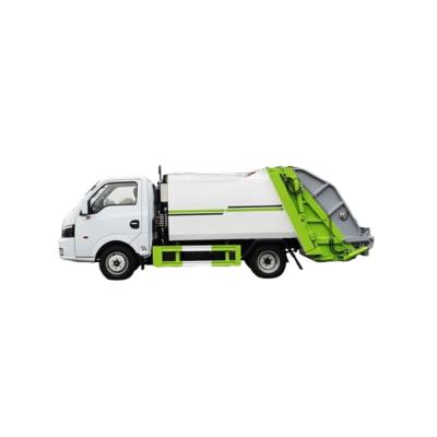 China Basement Collection Made Simple Dongfeng Tuyi 5.5 square Garbage Truck with Manual Transmission and Hanging Bucket for sale