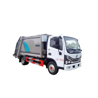 China Diesel Dongfeng Dorika Compression Garbage Truck Diesel Fuel Type and Loading / Unloading for sale
